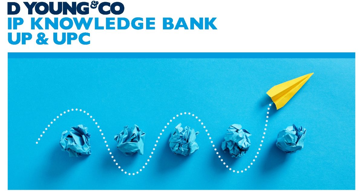 D Young & Co | First order issued by the UPC court of appeal